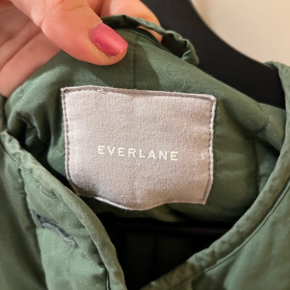 Everlane | Jackets & Coats | Everlane Green Quilted Jacket | Poshmark